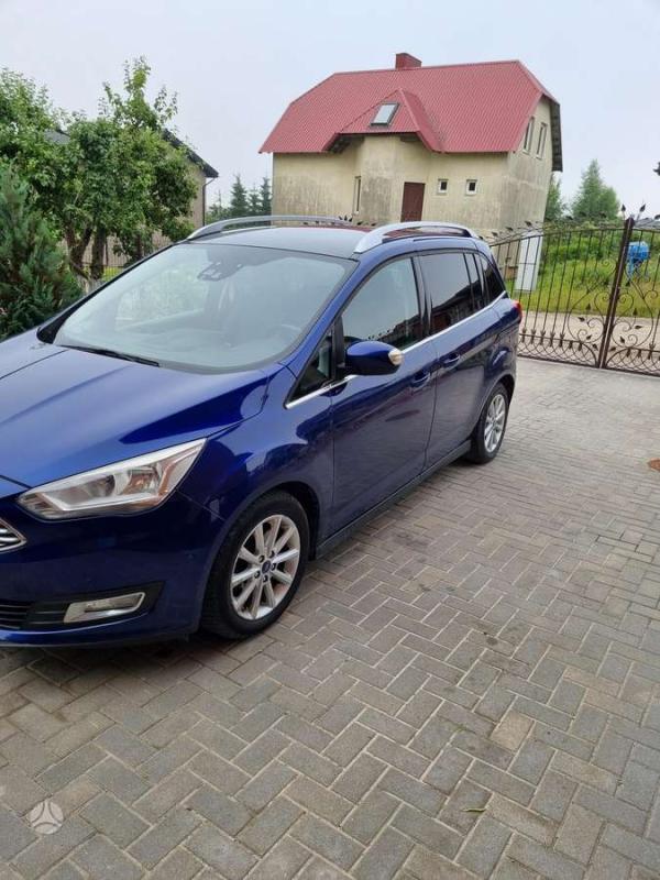 Zils Ford Grand C-MAX 2015 Klaipėda, ar dzinēja tilpumu 2.00 L un nobraukumu 292 tūkst. km par 4800 €, foto 1 vietnē AUTOMOTO.COM.LV