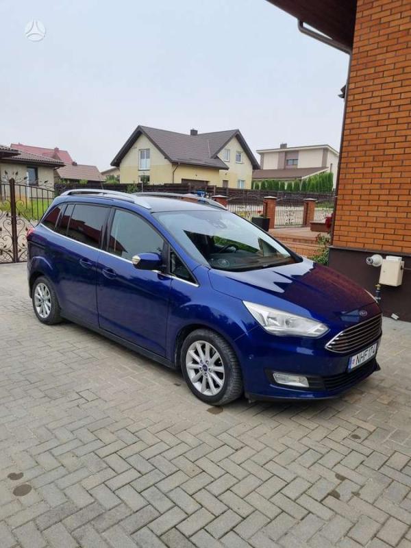 Zils Ford Grand C-MAX 2015 Klaipėda, ar dzinēja tilpumu 2.00 L un nobraukumu 292 tūkst. km par 4800 €, foto 3 vietnē AUTOMOTO.COM.LV