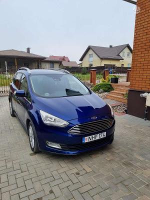 Blue Ford Grand C-MAX 2015 in Klaipeda, with an engine capacity of 2.00 L and mileage of 292 thousand km for 4800 €, photo 3 on AUTOMOTO.COM.LV