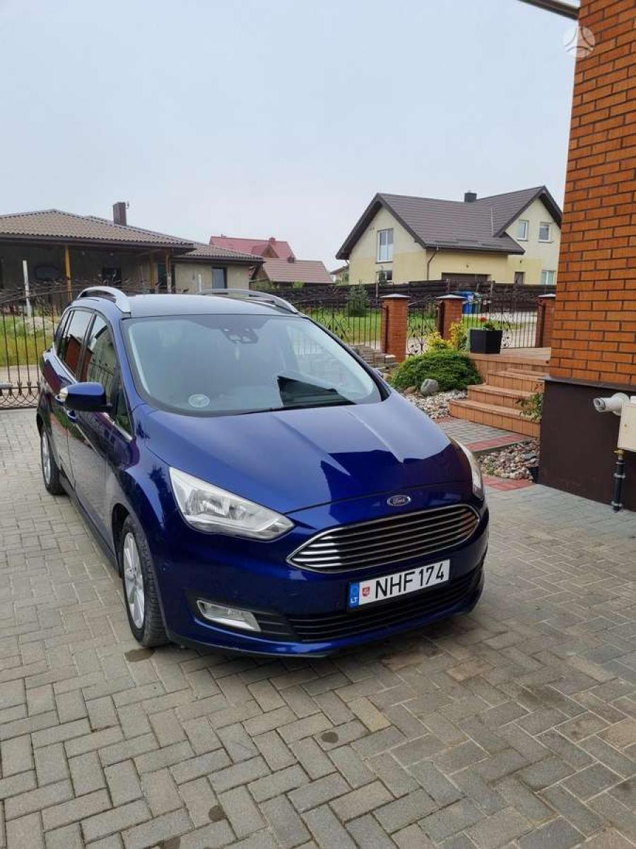 Blue Ford Grand C-MAX 2015 in Klaipeda, with an engine capacity of 2.00 L and mileage of 292 thousand km for 4800 €, photo 3 on AUTOMOTO.COM.LV