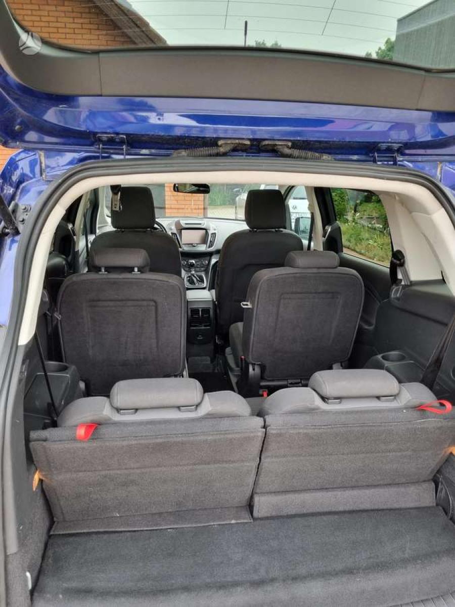Blue Ford Grand C-MAX 2015 in Klaipeda, with an engine capacity of 2.00 L and mileage of 292 thousand km for 4800 €, photo 7 on AUTOMOTO.COM.LV