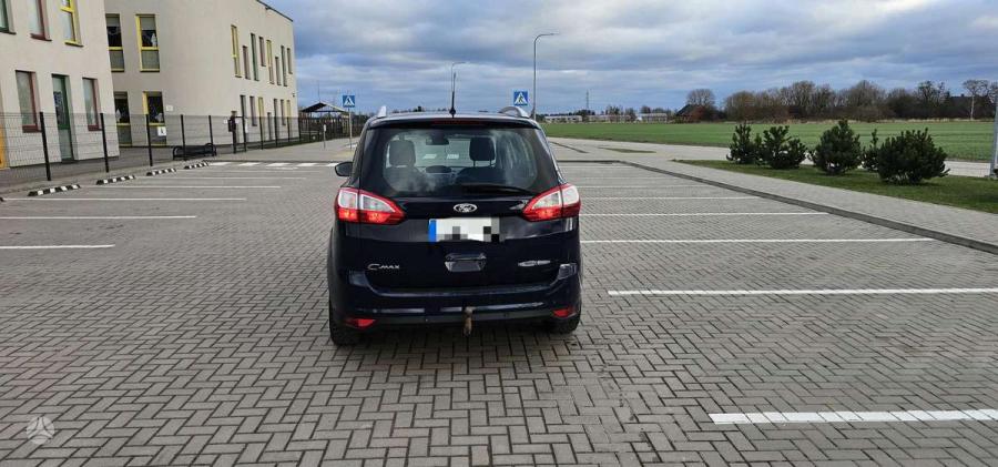 Blue Ford Grand C-MAX 2016 in Kaunas, with an engine capacity of 1.50 L and mileage of 320 thousand km for 5450 €, photo 5 on AUTOMOTO.COM.LV