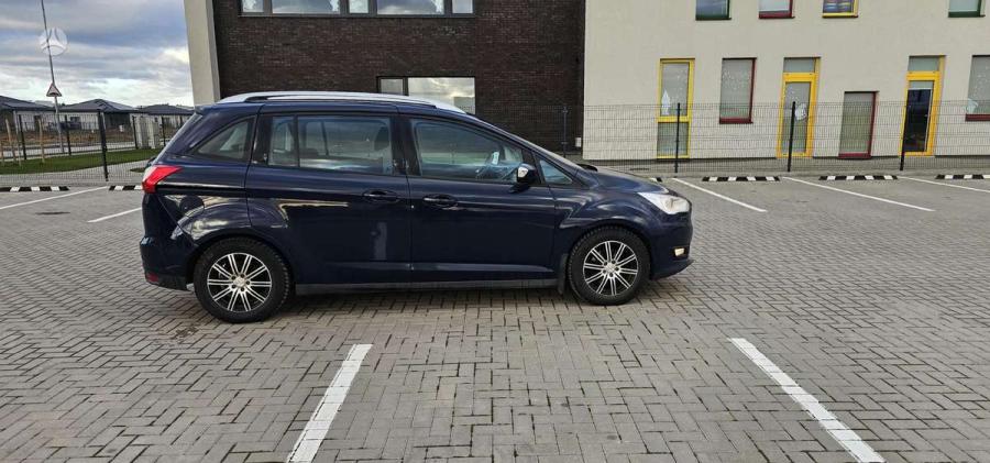 Blue Ford Grand C-MAX 2016 in Kaunas, with an engine capacity of 1.50 L and mileage of 320 thousand km for 5450 €, photo 15 on AUTOMOTO.COM.LV