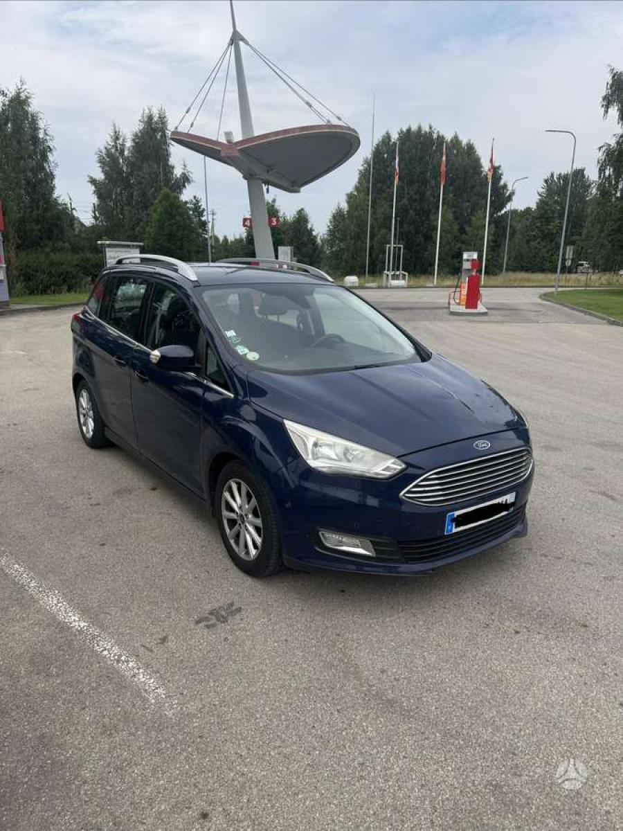 Zils Ford Grand C-MAX 2016 Tauragė, ar dzinēja tilpumu 1.50 L un nobraukumu 224 tūkst. km par 5000 €, foto 3 vietnē AUTOMOTO.COM.LV