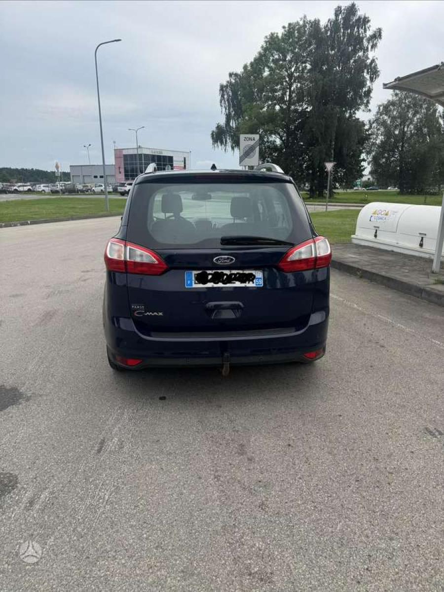 Zils Ford Grand C-MAX 2016 Tauragė, ar dzinēja tilpumu 1.50 L un nobraukumu 224 tūkst. km par 5000 €, foto 8 vietnē AUTOMOTO.COM.LV