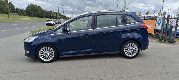 Blue Ford Grand C-MAX 2016 in Kaunas, with an engine capacity of 1.00 L and mileage of 188 thousand km for 4999 €, photo 2 on AUTOMOTO.COM.LV