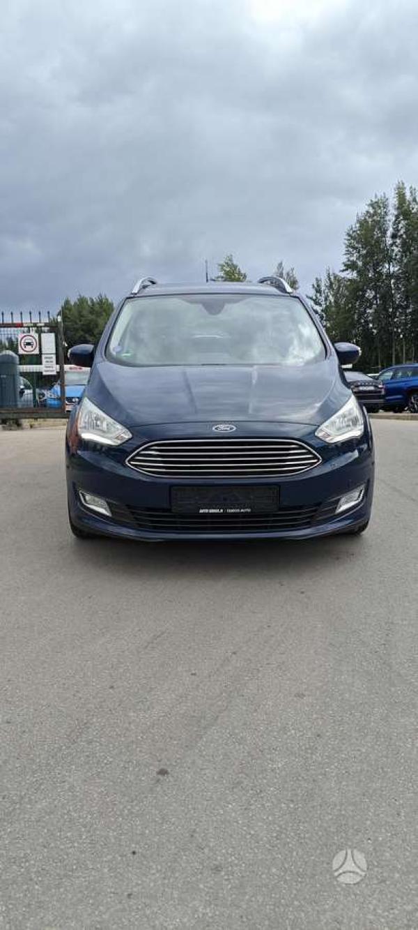 Blue Ford Grand C-MAX 2016 in Kaunas, with an engine capacity of 1.00 L and mileage of 188 thousand km for 4999 €, photo 3 on AUTOMOTO.COM.LV