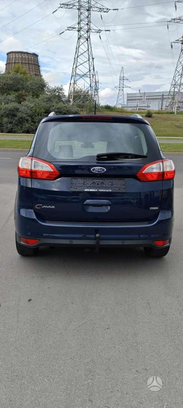 Blue Ford Grand C-MAX 2016 in Kaunas, with an engine capacity of 1.00 L and mileage of 188 thousand km for 4999 €, photo 7 on AUTOMOTO.COM.LV