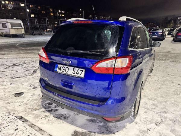 Blue Ford Grand C-MAX 2017 in Vilnius, with an engine capacity of 2.00 L and mileage of 169 thousand km for 10500 €, photo 6 on AUTOMOTO.COM.LV