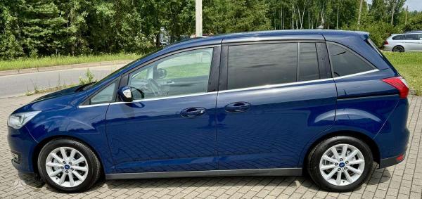 Blue Ford Grand C-MAX 2017 in Kaunas, with an engine capacity of 1.00 L and mileage of 119 thousand km for 5499 €, photo 4 on AUTOMOTO.COM.LV