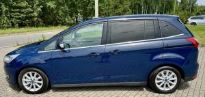 Blue Ford Grand C-MAX 2017 in Kaunas, with an engine capacity of 1.00 L and mileage of 119 thousand km for 5499 €, photo 4 on AUTOMOTO.COM.LV