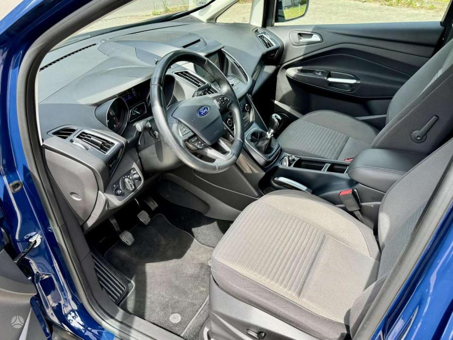Blue Ford Grand C-MAX 2017 in Kaunas, with an engine capacity of 1.00 L and mileage of 119 thousand km for 5499 €, photo 11 on AUTOMOTO.COM.LV