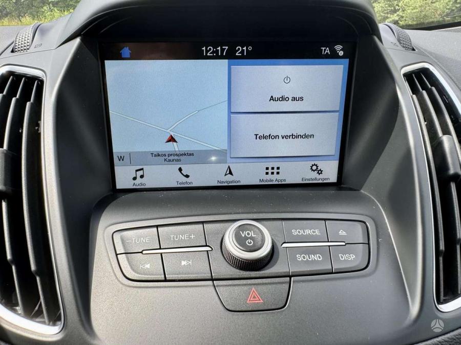 Blue Ford Grand C-MAX 2017 in Kaunas, with an engine capacity of 1.00 L and mileage of 119 thousand km for 5499 €, photo 25 on AUTOMOTO.COM.LV