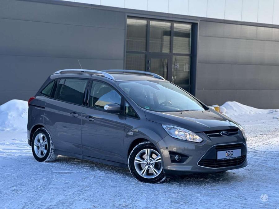 Brown Ford Grand C-MAX 2013 in Kaunas, with an engine capacity of 1.00 L and mileage of 145 thousand km for 4490 €, photo 37 on AUTOMOTO.COM.LV