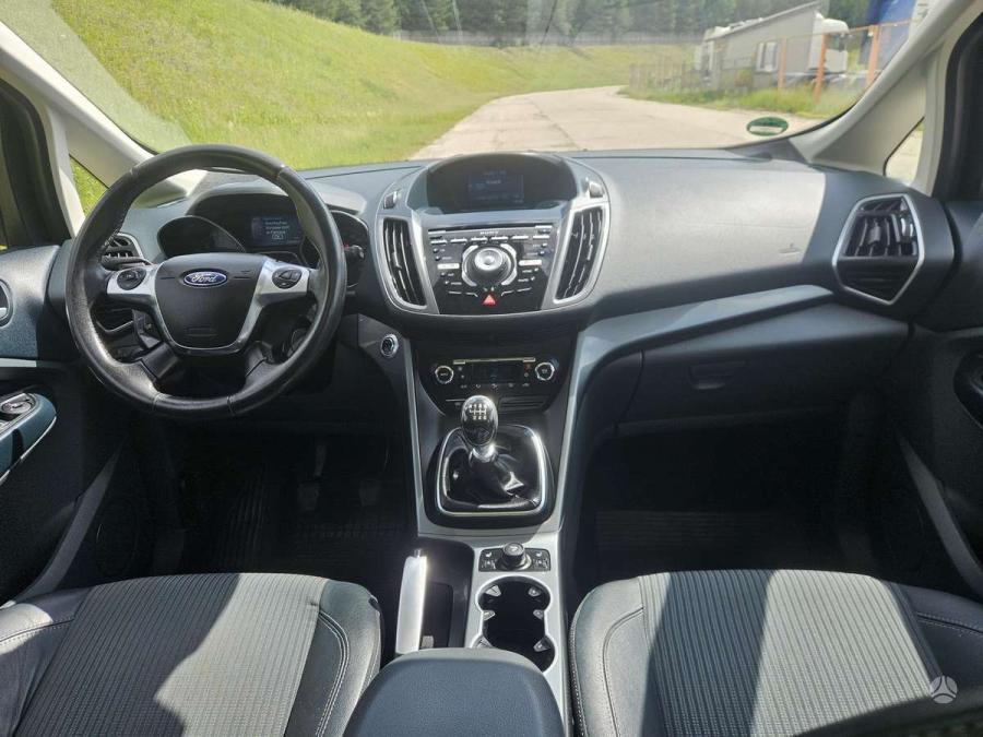 Brown Ford Grand C-MAX 2014 in Vilnius, with an engine capacity of 2.00 L and mileage of 255 thousand km for 4400 €, photo 11 on AUTOMOTO.COM.LV