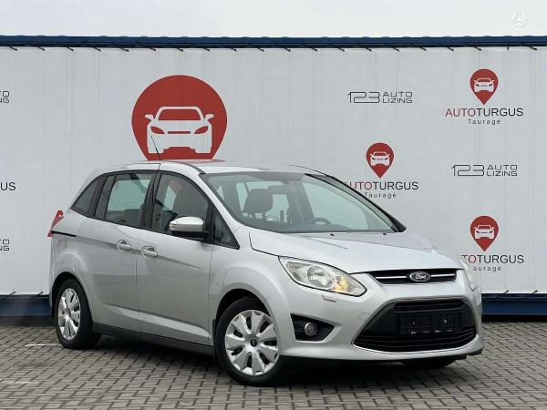 Grey Ford Grand C-MAX 2011 in Taurage, with an engine capacity of 1.60 L and mileage of 241 thousand km for 3700 €, photo 4 on AUTOMOTO.COM.LV