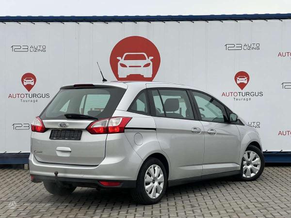 Grey Ford Grand C-MAX 2011 in Taurage, with an engine capacity of 1.60 L and mileage of 241 thousand km for 3700 €, photo 7 on AUTOMOTO.COM.LV