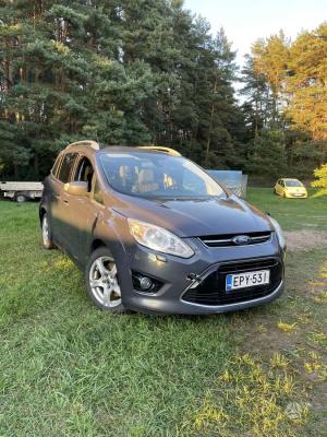 Pelēks Ford Grand C-MAX 2011 Jurbarkas, ar dzinēja tilpumu 2.00 L un nobraukumu 354 tūkst. km par 1550 €, foto  vietnē AUTOMOTO.COM.LV