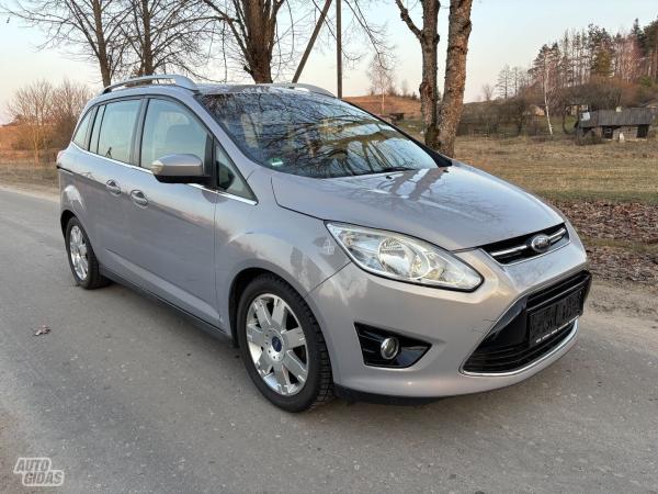 Grey Ford Grand C-MAX 2011 in Varena, with an engine capacity of 1.60 L and mileage of 280 thousand km for 3900 €, photo 2 on AUTOMOTO.COM.LV