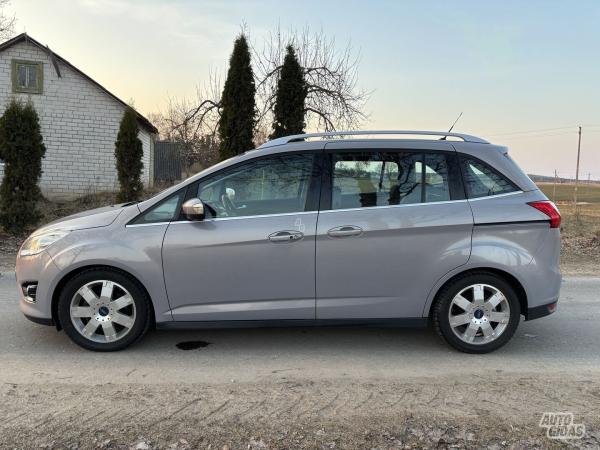 Grey Ford Grand C-MAX 2011 in Varena, with an engine capacity of 1.60 L and mileage of 280 thousand km for 3900 €, photo 4 on AUTOMOTO.COM.LV