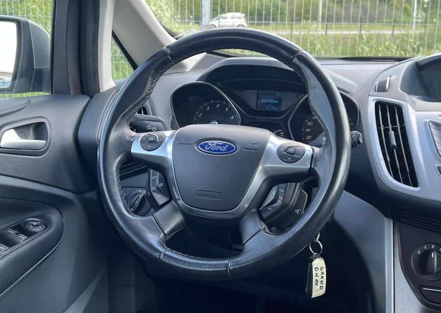Pelēks Ford Grand C-MAX 2011 Tauragė, ar dzinēja tilpumu 1.60 L un nobraukumu 249 tūkst. km par 3300 €, foto 16 vietnē AUTOMOTO.COM.LV