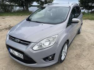 Pelēks Ford Grand C-MAX 2011 Klaipėda, ar dzinēja tilpumu 1.56 L un nobraukumu 312 tūkst. km par 3700 €, foto 16 vietnē AUTOMOTO.COM.LV