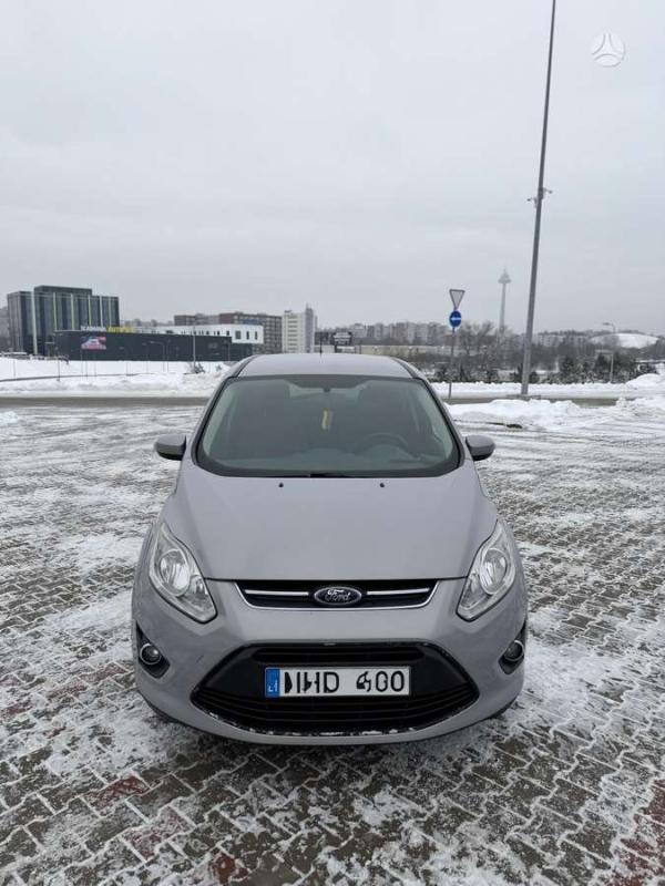 Grey Ford Grand C-MAX 2012 in Vilnius, with an engine capacity of 2.00 L and mileage of 325 thousand km for 3650 €, photo 2 on AUTOMOTO.COM.LV