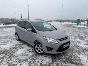 Grey Ford Grand C-MAX 2012 in Vilnius, with an engine capacity of 2.00 L and mileage of 325 thousand km for 3650 €, photo 3 on AUTOMOTO.COM.LV