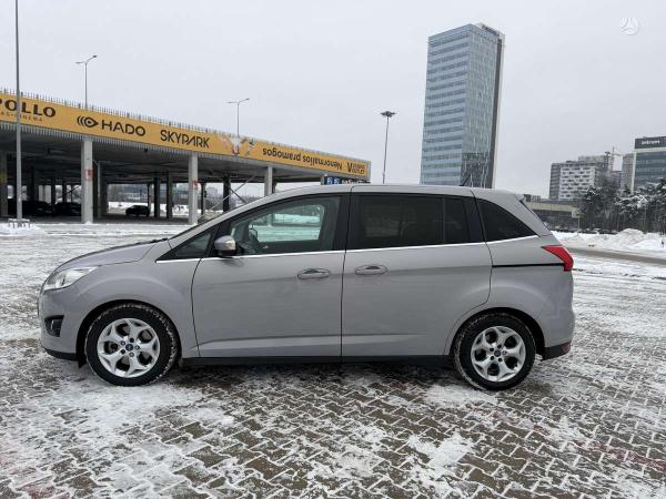 Grey Ford Grand C-MAX 2012 in Vilnius, with an engine capacity of 2.00 L and mileage of 325 thousand km for 3650 €, photo 8 on AUTOMOTO.COM.LV