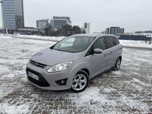 Grey Ford Grand C-MAX 2012 in Vilnius, with an engine capacity of 2.00 L and mileage of 325 thousand km for 3650 €, photo  on AUTOMOTO.COM.LV