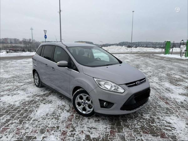 Pelēks Ford Grand C-MAX 2012 Viļņa, ar dzinēja tilpumu 2.00 L un nobraukumu 325 tūkst. km par 3500 €, foto 1 vietnē AUTOMOTO.COM.LV