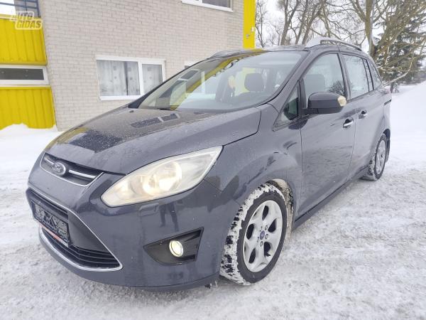 Grey Ford Grand C-MAX 2012 in Siauliai, with an engine capacity of 1.60 L and mileage of 252 thousand km for 3850 €, photo 3 on AUTOMOTO.COM.LV