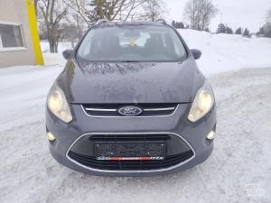 Grey Ford Grand C-MAX 2012 in Siauliai, with an engine capacity of 1.60 L and mileage of 252 thousand km for 3850 €, photo 13 on AUTOMOTO.COM.LV