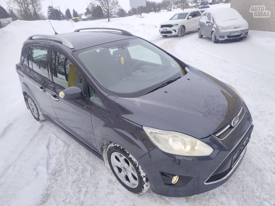 Grey Ford Grand C-MAX 2012 in Siauliai, with an engine capacity of 1.60 L and mileage of 252 thousand km for 3850 €, photo 15 on AUTOMOTO.COM.LV