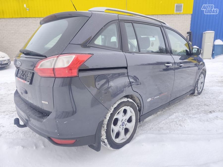 Grey Ford Grand C-MAX 2012 in Siauliai, with an engine capacity of 1.60 L and mileage of 252 thousand km for 3850 €, photo 17 on AUTOMOTO.COM.LV