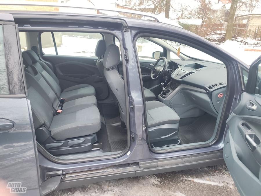 Grey Ford Grand C-MAX 2012 in Siauliai, with an engine capacity of 1.60 L and mileage of 252 thousand km for 3850 €, photo 23 on AUTOMOTO.COM.LV