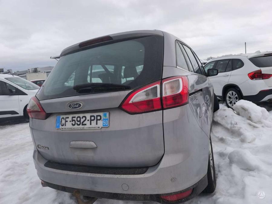 Grey Ford Grand C-MAX 2012 in Taurage, with an engine capacity of 1.60 L and mileage of 270 thousand km for 2750 €, photo 13 on AUTOMOTO.COM.LV