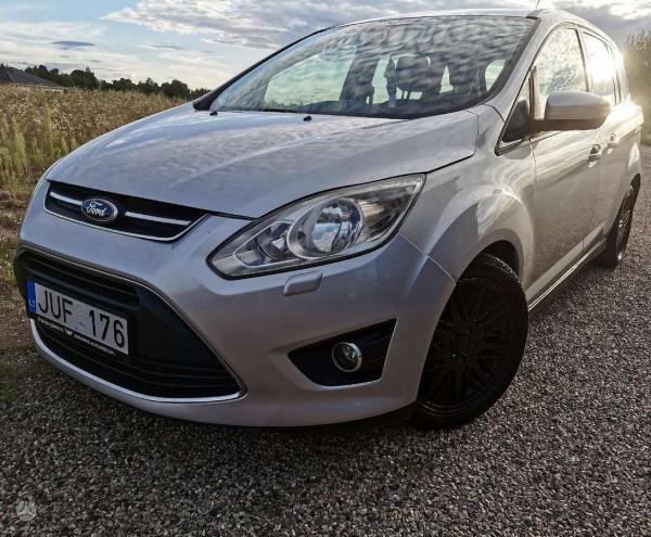 Pelēks Ford Grand C-MAX 2013 Viļņa, ar dzinēja tilpumu 2.00 L un nobraukumu 250 tūkst. km par 3550 €, foto 2 vietnē AUTOMOTO.COM.LV