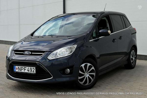 Pelēks Ford Grand C-MAX 2014 Kretinga, ar dzinēja tilpumu 1.60 L un nobraukumu 186 tūkst. km par 4399 €, foto 3 vietnē AUTOMOTO.COM.LV