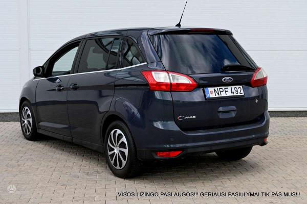 Pelēks Ford Grand C-MAX 2014 Kretinga, ar dzinēja tilpumu 1.60 L un nobraukumu 186 tūkst. km par 4399 €, foto 9 vietnē AUTOMOTO.COM.LV