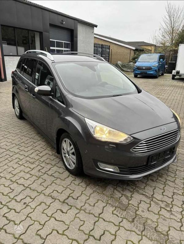 Grey Ford Grand C-MAX 2015 in Telschi, with an engine capacity of 2.00 L and mileage of 213 thousand km for 5500 €, photo 2 on AUTOMOTO.COM.LV