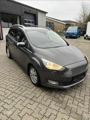 Grey Ford Grand C-MAX 2015 in Telschi, with an engine capacity of 2.00 L and mileage of 213 thousand km for 5500 €, photo 2 on AUTOMOTO.COM.LV