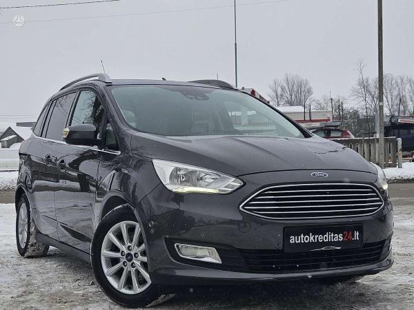 Grey Ford Grand C-MAX 2016 in Siauliai, with an engine capacity of 1.00 L and mileage of 100 thousand km for 5950 €, photo 1 on AUTOMOTO.COM.LV