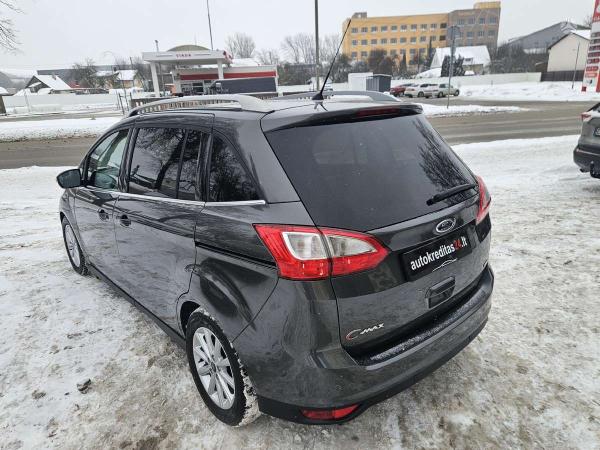 Grey Ford Grand C-MAX 2016 in Siauliai, with an engine capacity of 1.00 L and mileage of 100 thousand km for 5950 €, photo 7 on AUTOMOTO.COM.LV