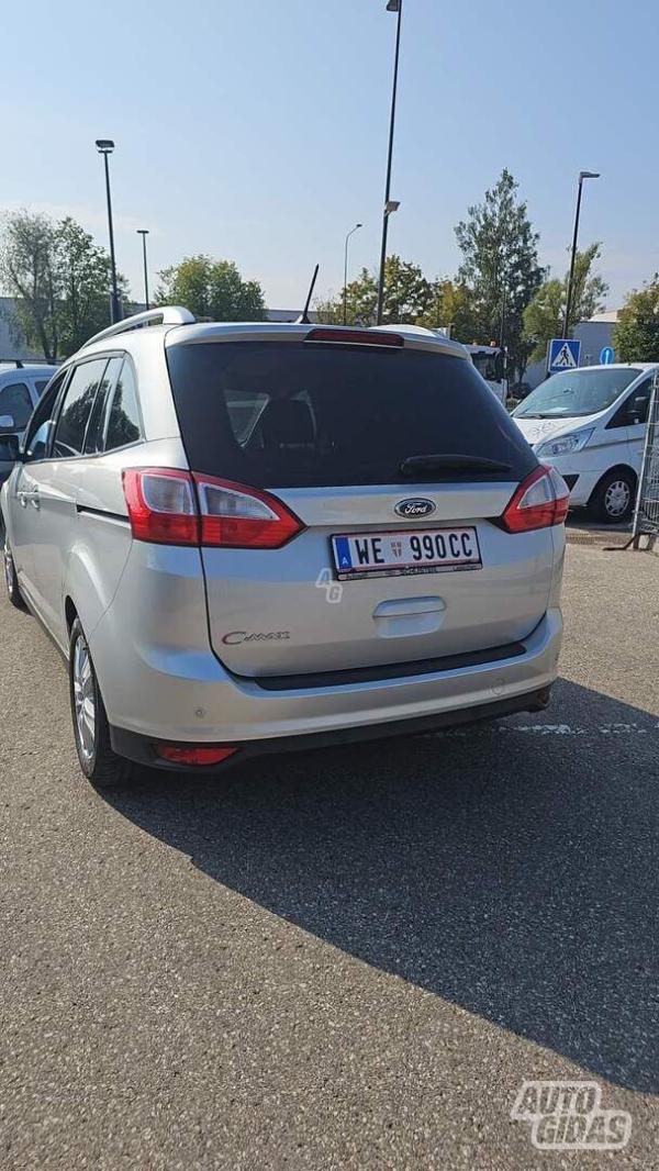 Grey Ford Grand C-MAX 2017 in Kaunas, with an engine capacity of 1.50 L and mileage of 180 thousand km for 5700 €, photo 10 on AUTOMOTO.COM.LV