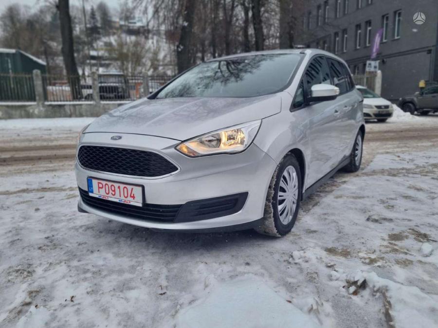 Pelēks Ford Grand C-MAX 2018 Kauņa, ar dzinēja tilpumu 1.50 L un nobraukumu 165 tūkst. km par 6500 €, foto 3 vietnē AUTOMOTO.COM.LV