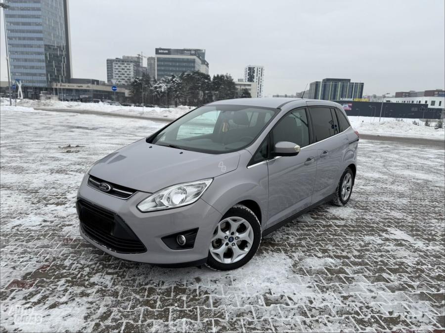 Grey Ford Grand C-MAX 2012 in Vilnius, with an engine capacity of 2.00 L and mileage of 325 thousand km for 3500 €, photo 3 on AUTOMOTO.COM.LV