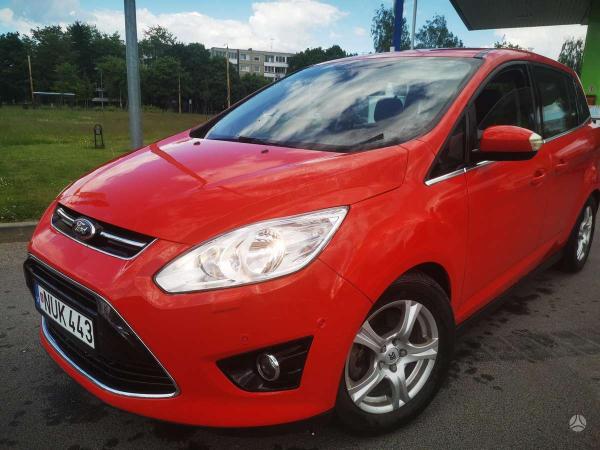 Sarkans Ford Grand C-MAX 2012 Viļņa, ar dzinēja tilpumu 1.56 L un nobraukumu 159 tūkst. km par 4860 €, foto 9 vietnē AUTOMOTO.COM.LV