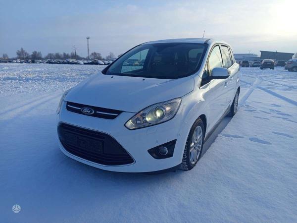 White Ford Grand C-MAX 2014 in Marijampole, with an engine capacity of 2.00 L and mileage of 193 thousand km for 5800 €, photo 2 on AUTOMOTO.COM.LV