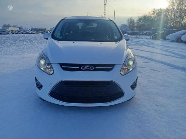 White Ford Grand C-MAX 2014 in Marijampole, with an engine capacity of 2.00 L and mileage of 193 thousand km for 5800 €, photo 3 on AUTOMOTO.COM.LV